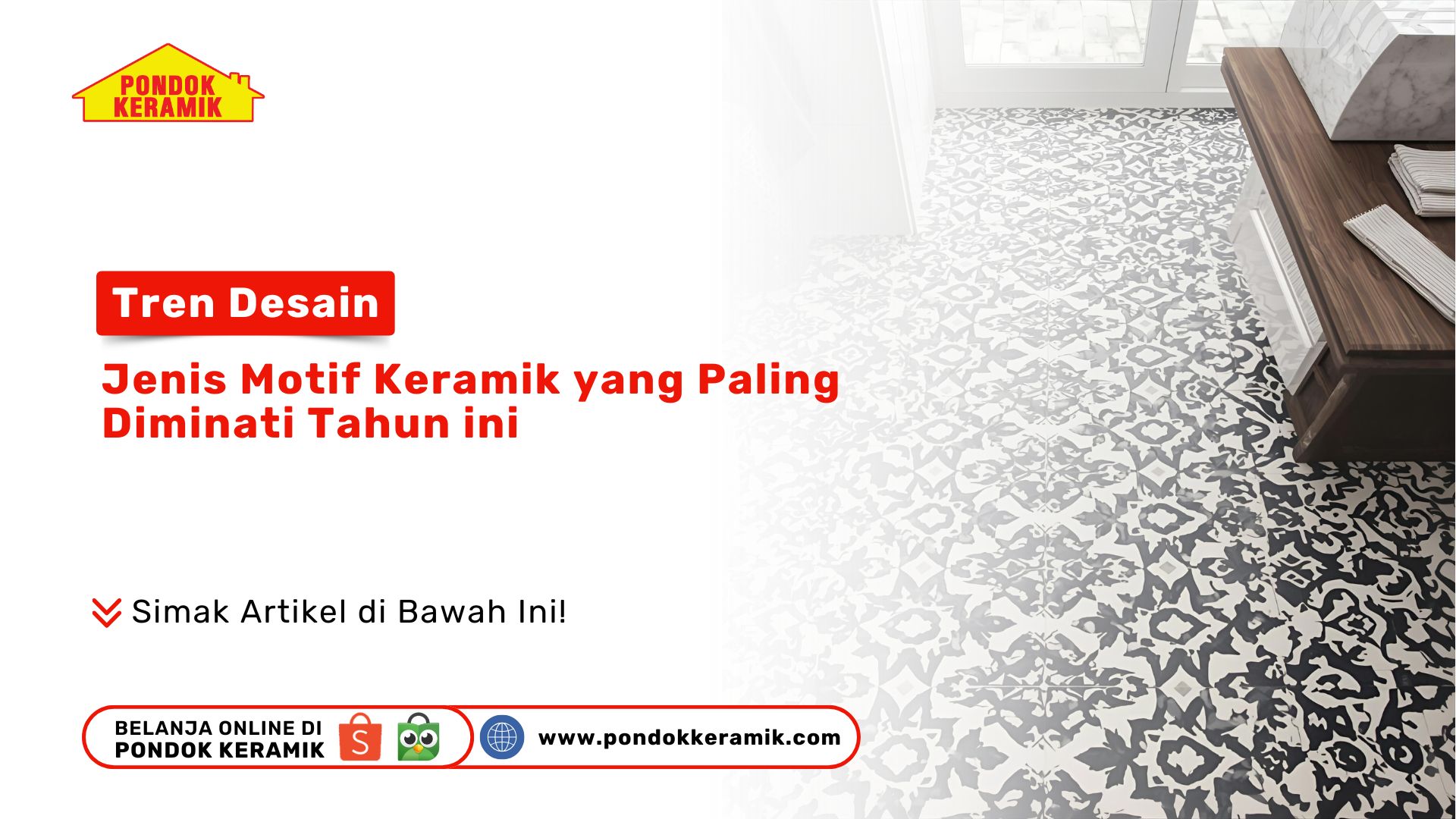 Tren Desain: Jenis Motif Keramik yang Paling Diminati Tahun Ini ...